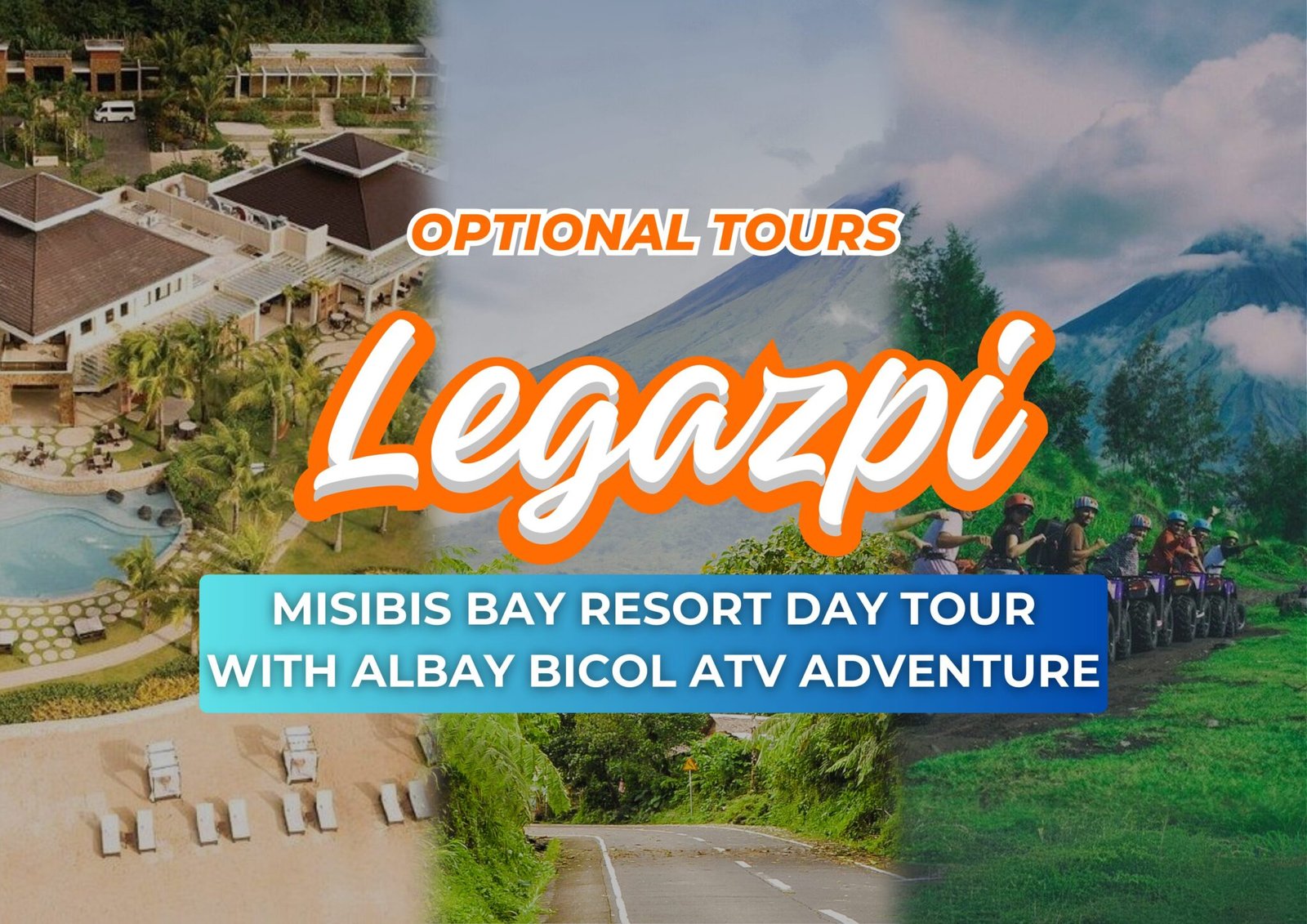ALBAY MISIBIS BAY RESORT TOUR DAY TOUR WITH ALBAY BICOL ATV ADVENTURE ...
